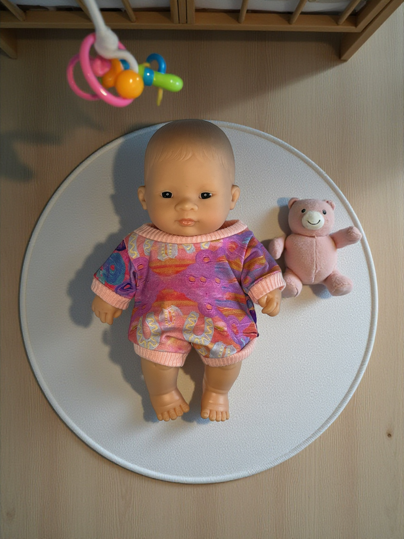 Baby Grow Suit - 21cm Miniland Doll – Fran-Khi by Lauren Nielsen